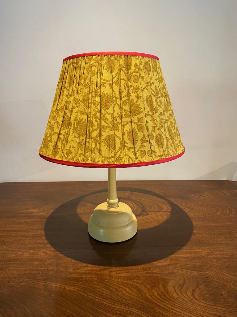 16” Indian Sari Lampshade with Duplex Fitting For Sale at 1stDibs