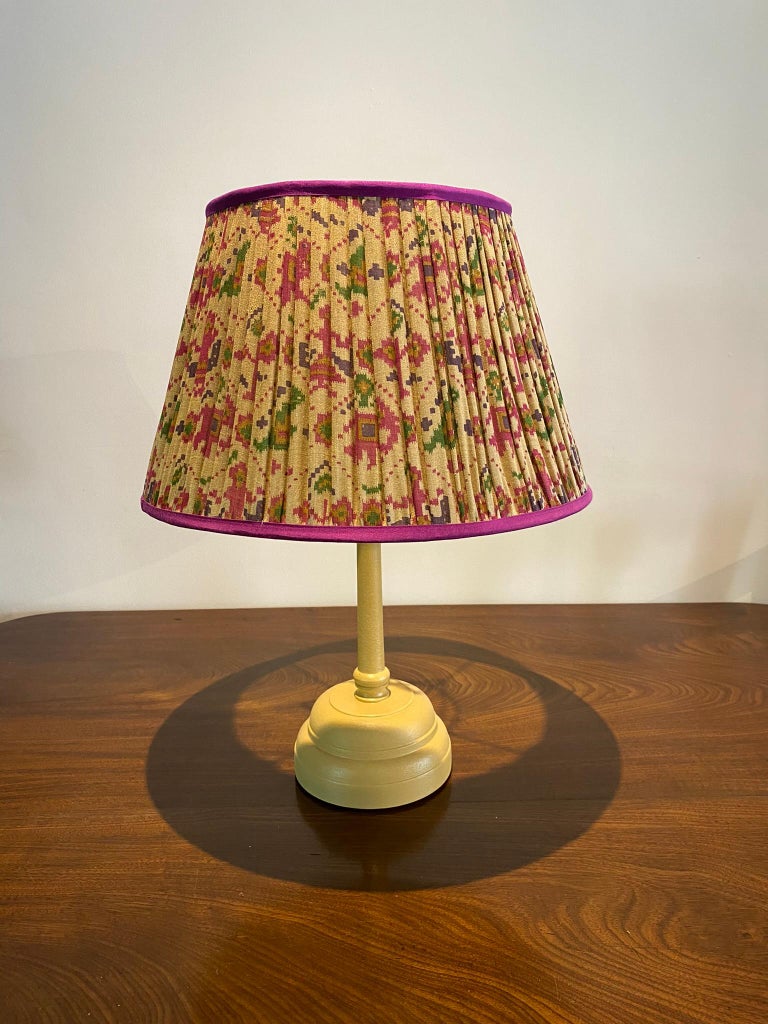 Indian Sari Lampshade with Duplex Fitting For Sale at 1stDibs