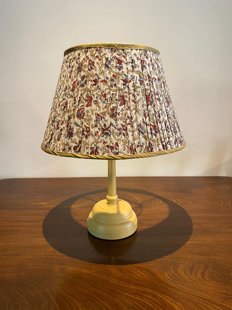 16” Indian Sari Lampshade with Duplex Fitting For Sale at 1stDibs