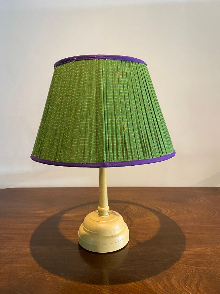Indian Sari Lampshade with Duplex Fitting For Sale at 1stDibs
