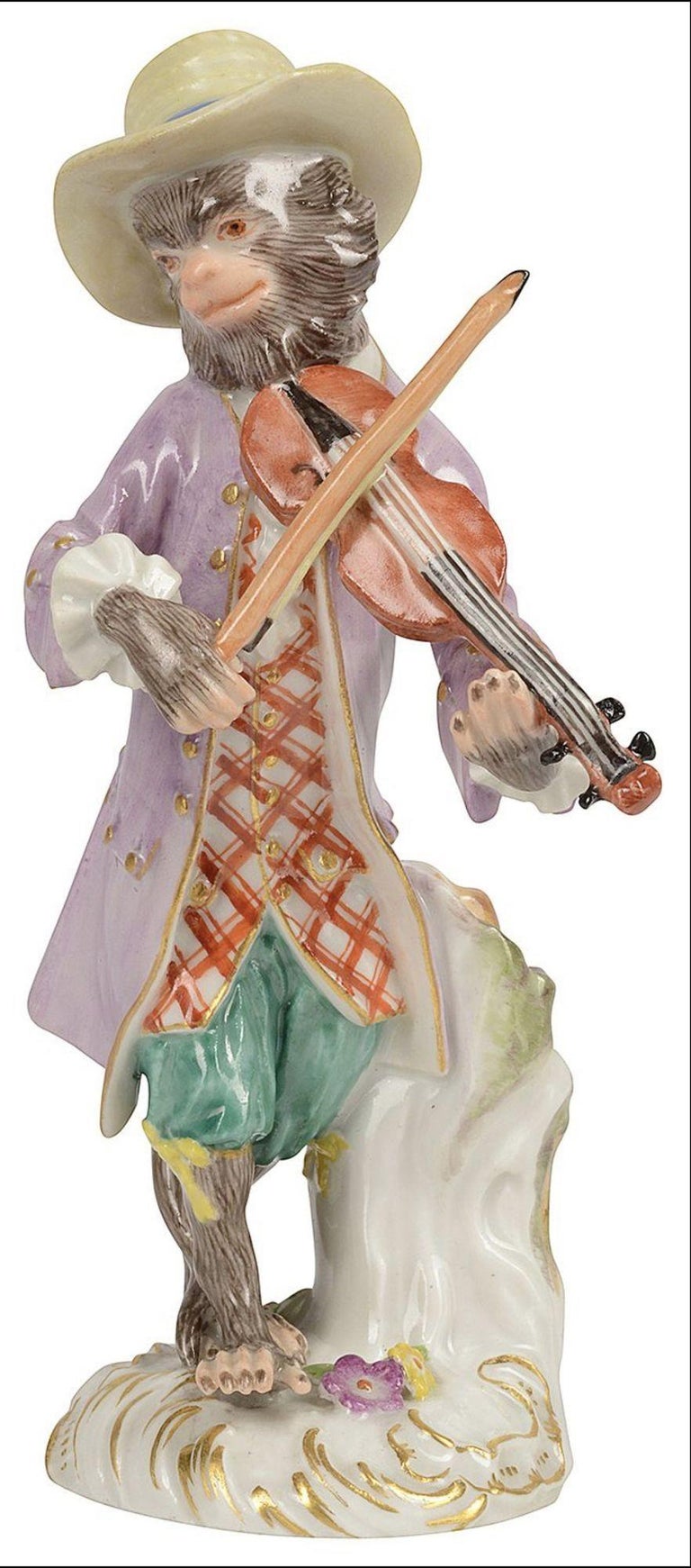 16 Piece Meissen Monkey Band, circa 1890 For Sale at 1stDibs