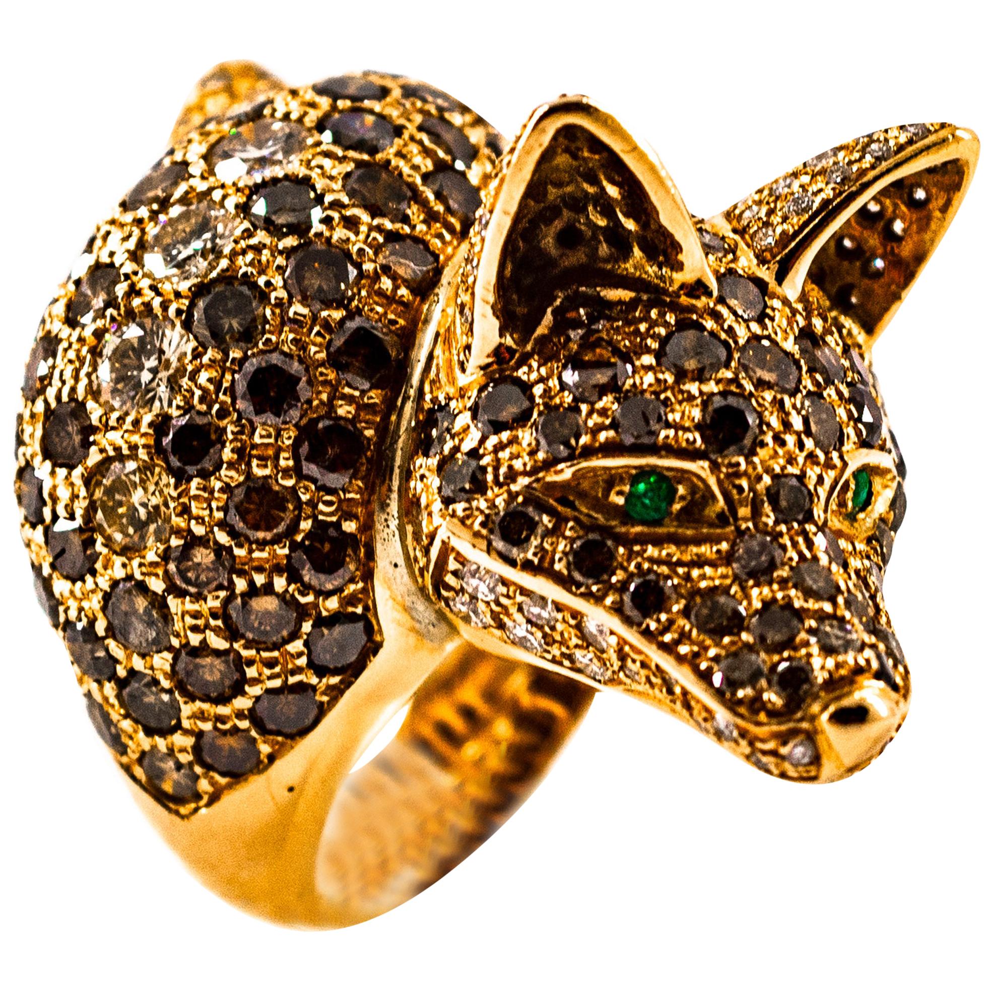 Ella Gafter Fox Ring For Sale at 1stDibs