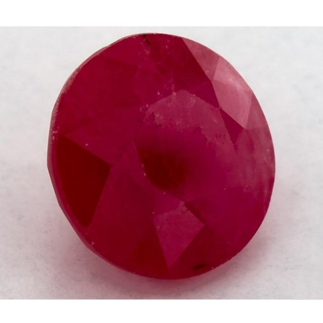 1.60 Cts Ruby Round Loose Gemstone at 1stDibs | july 25th birthstone ...