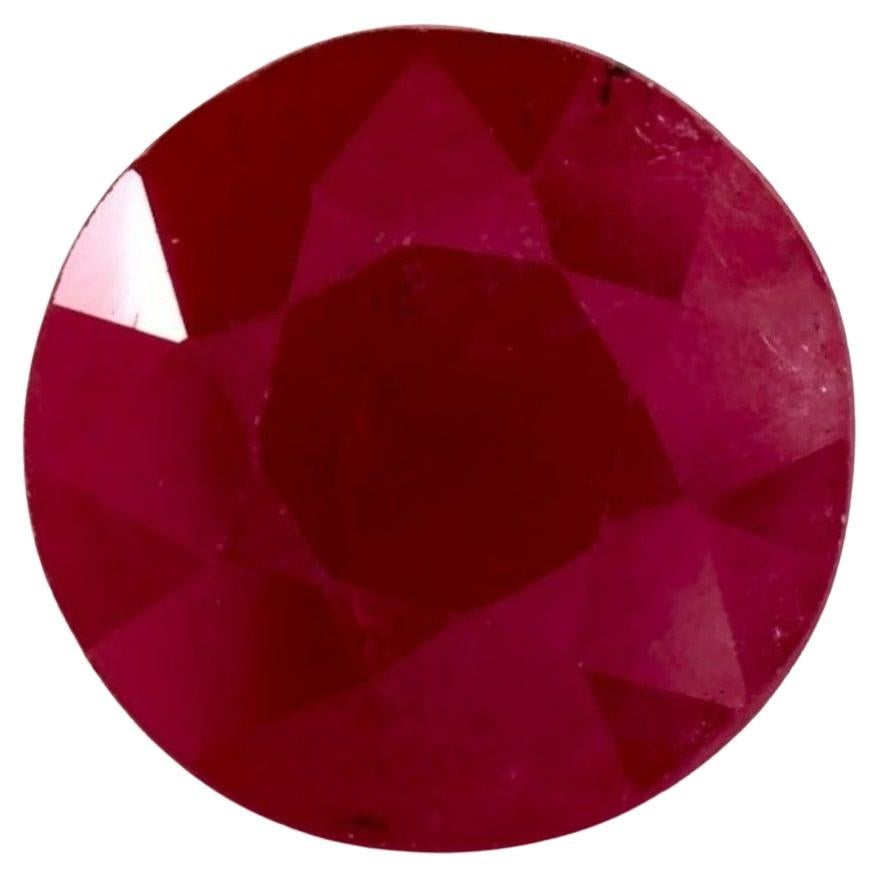 1.60 Cts Ruby Round Loose Gemstone at 1stDibs | july 25th birthstone ...