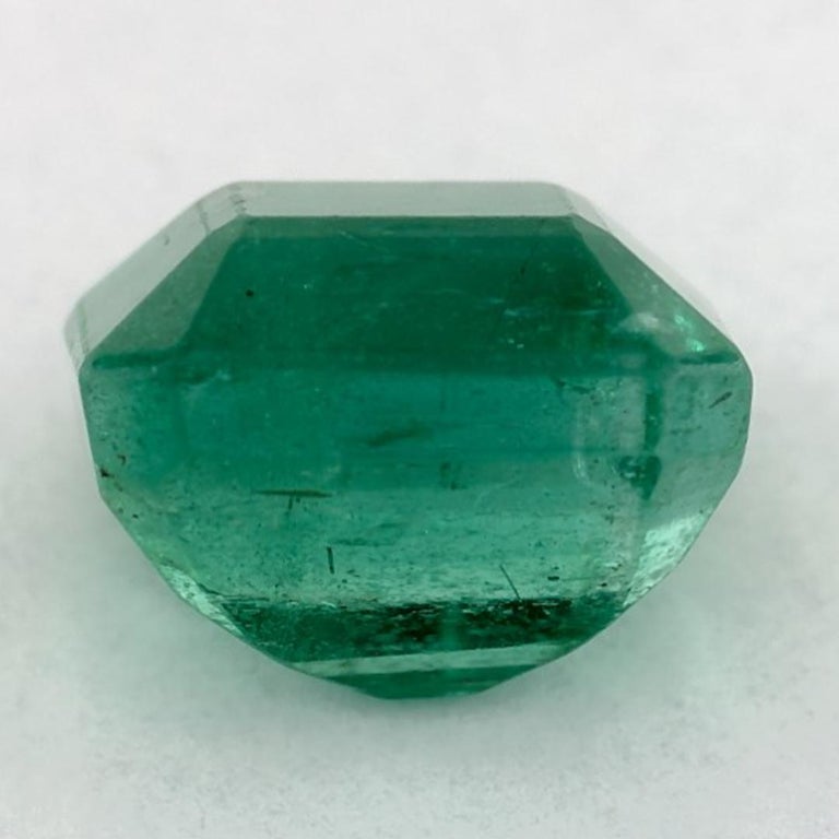 1.62 Carat Natural Emerald Octagon Loose Gemstone For Sale at 1stDibs