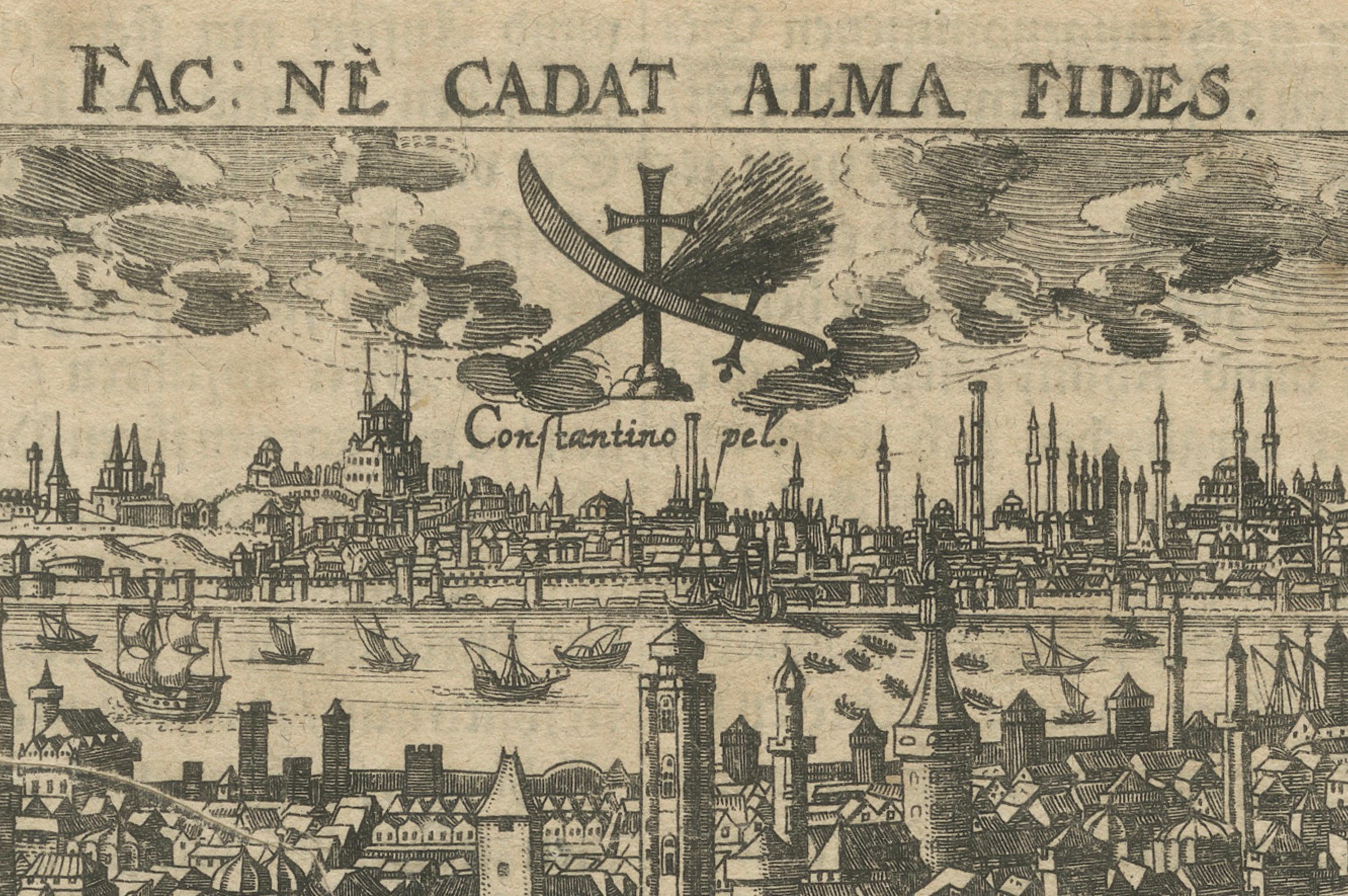 1625 Historical Engraving of Constantinople: The Fall and Its Legacy ...