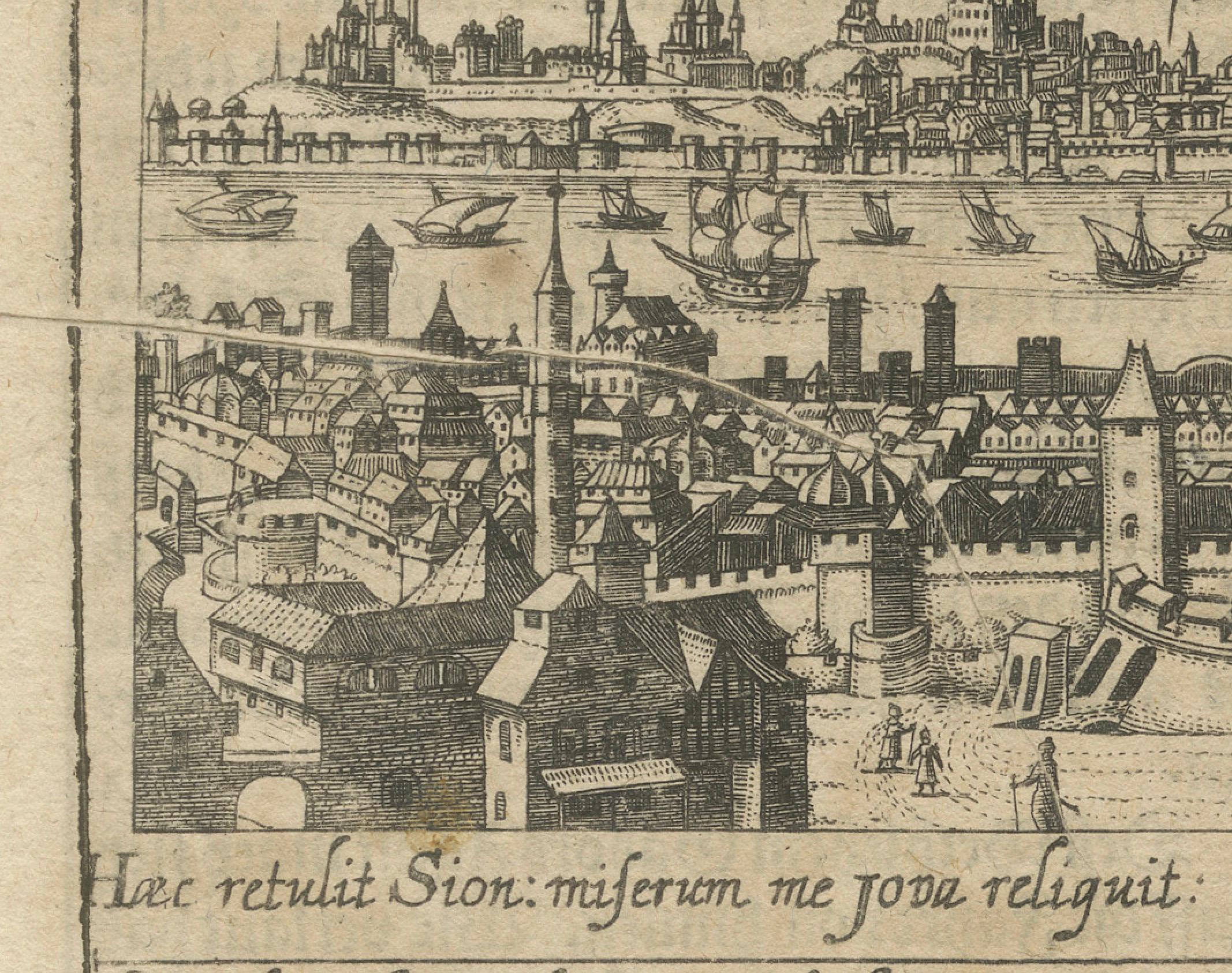 1625 Historical Engraving of Constantinople: The Fall and Its Legacy ...