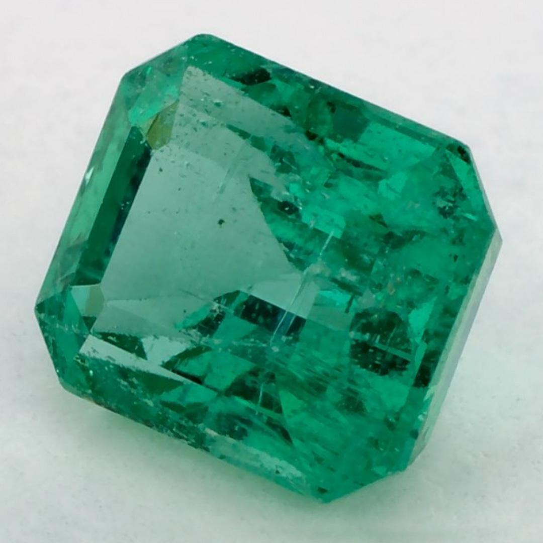 1.64 Ct Emerald Asscher Loose Gemstone For Sale at 1stDibs