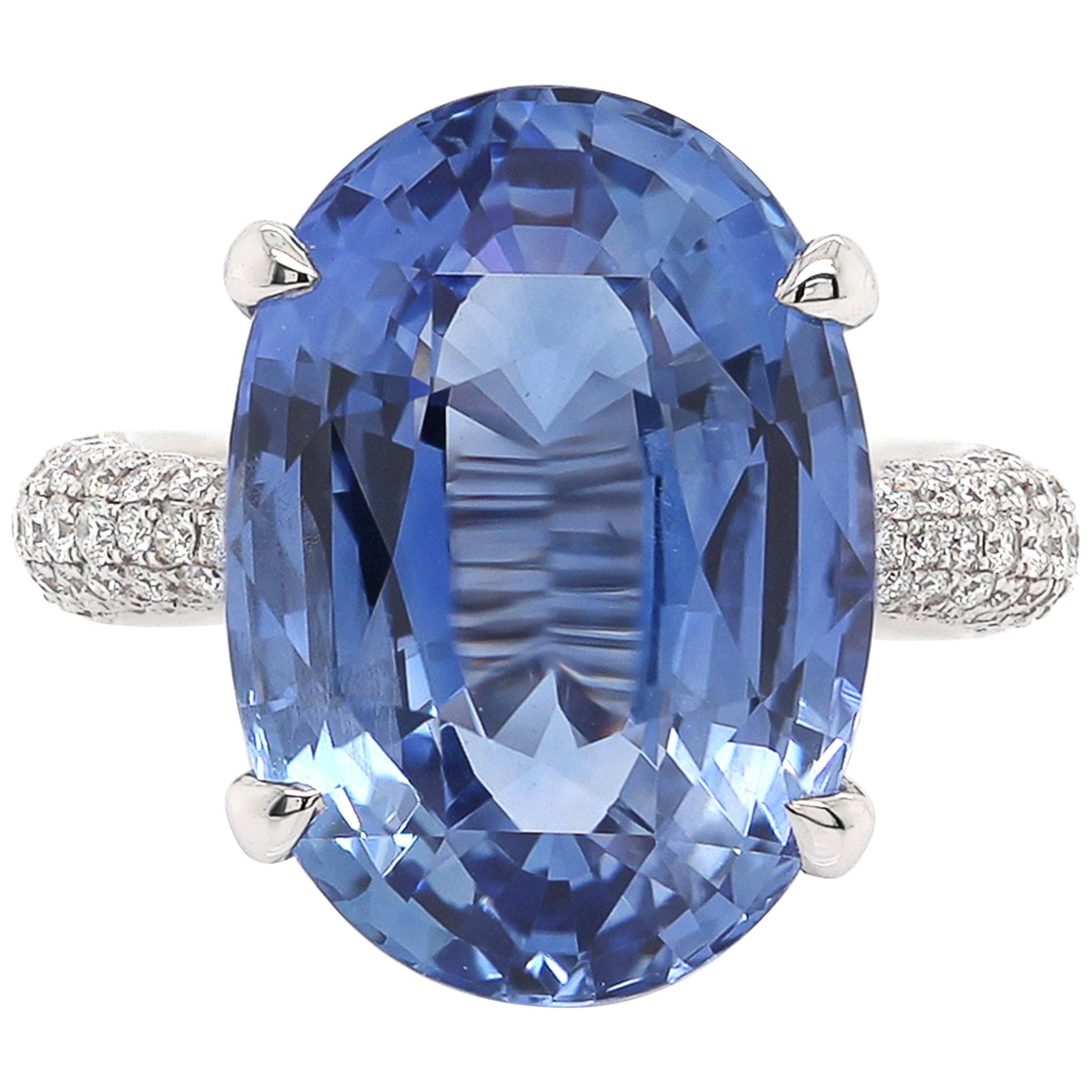 Midcentury Natural Colour Change Sapphire Solitaire Ring For Sale at ...