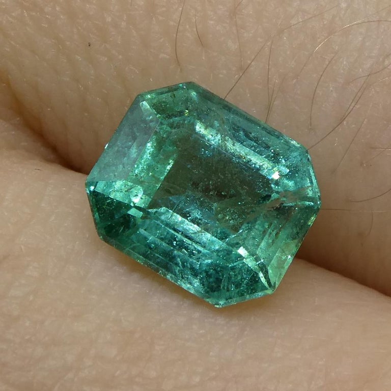 1.64ct Emerald Cut Emerald For Sale at 1stDibs