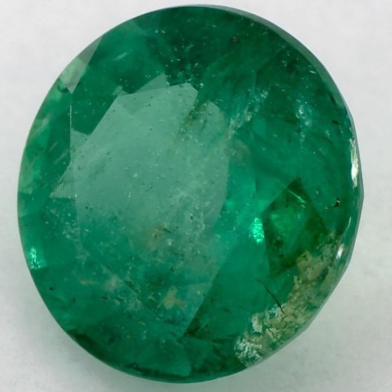 1.65cts Emerald Round Loose Gemstone For Sale at 1stDibs