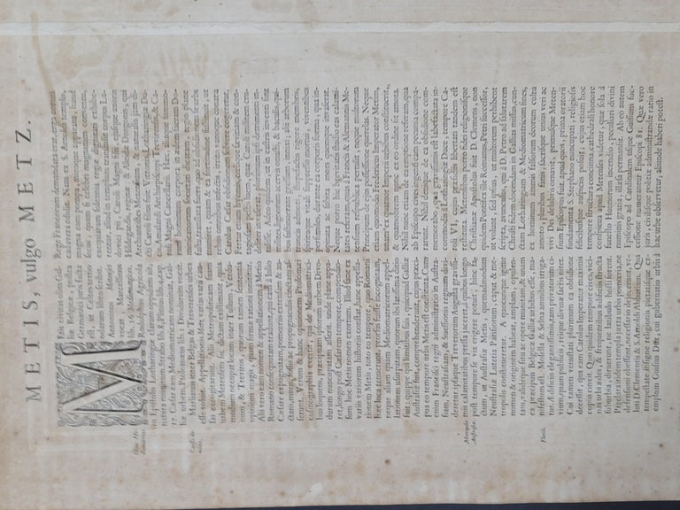 1656 Jansson Map Metz Region of France Entitled "Territorium Metense ...