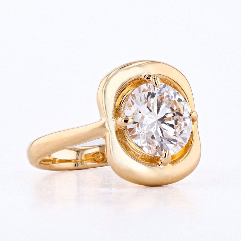 1.67 Diamond Pinky Ring For Sale at 1stDibs