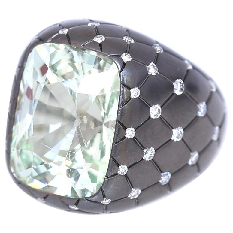 6.53 carat Alexandrite and Diamond Ring GIA Certified. at 1stDibs
