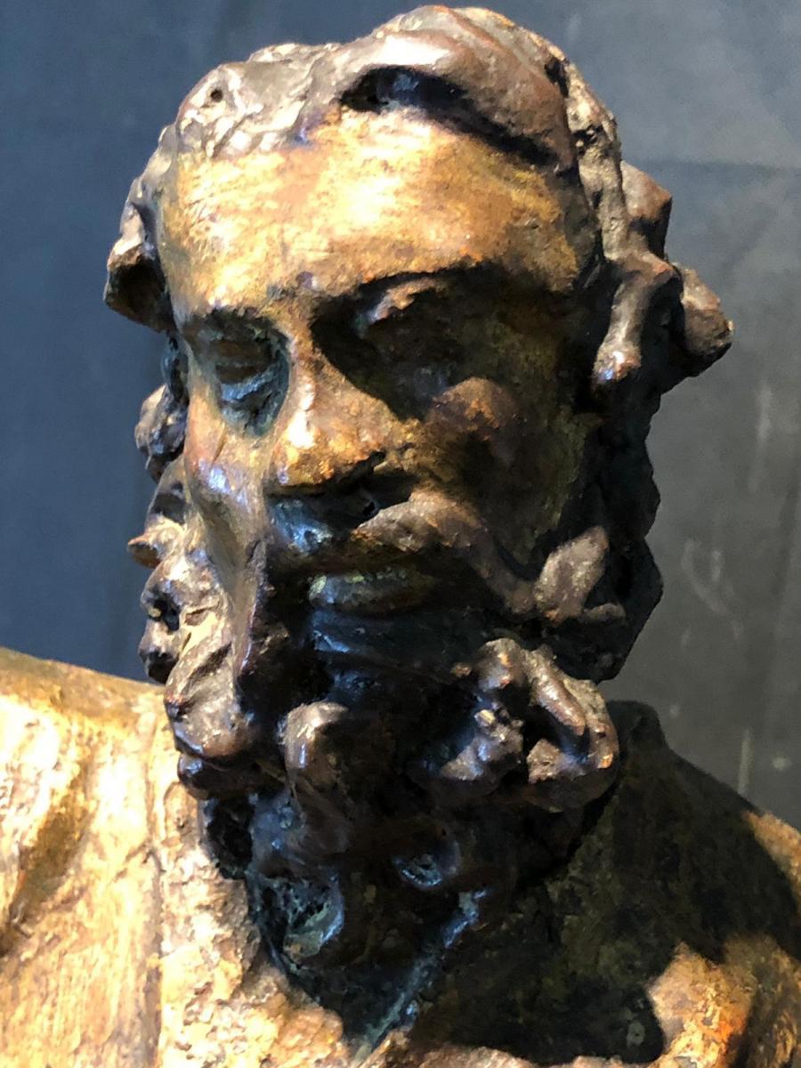16th Century a Large Scultpure Representing Two Apostles at 1stDibs