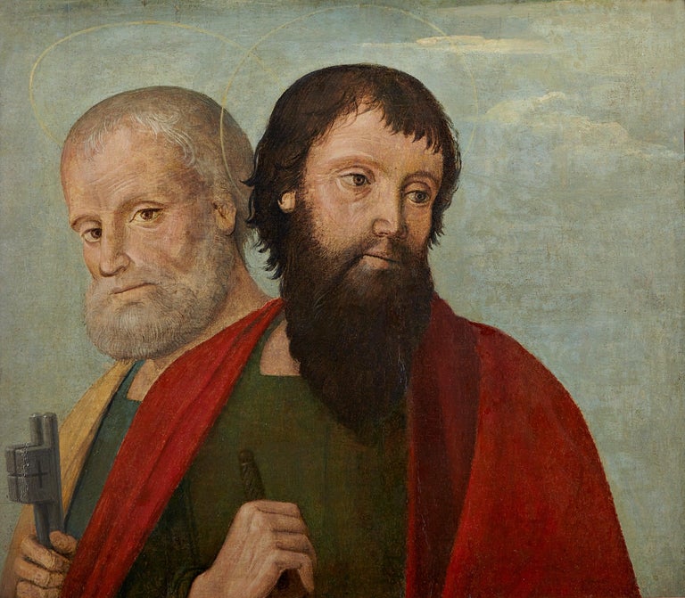 16th-Cent Venetian Old Master Paintings Depicting St. John, Jerome ...