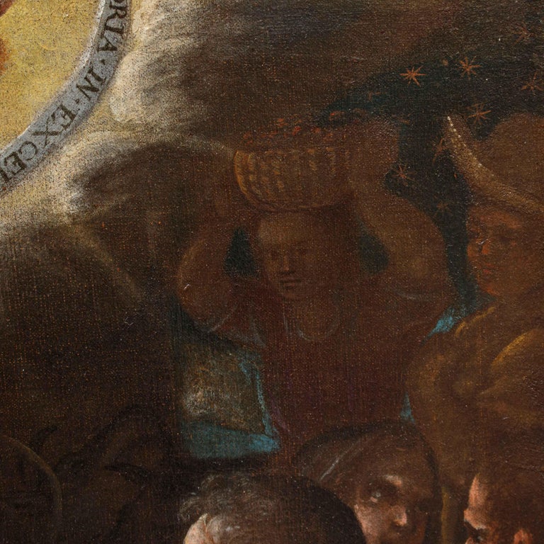 16th Century Adoration of the Shepherds Painting Attributed to Luca Cattapane For Sale at 1stDibs