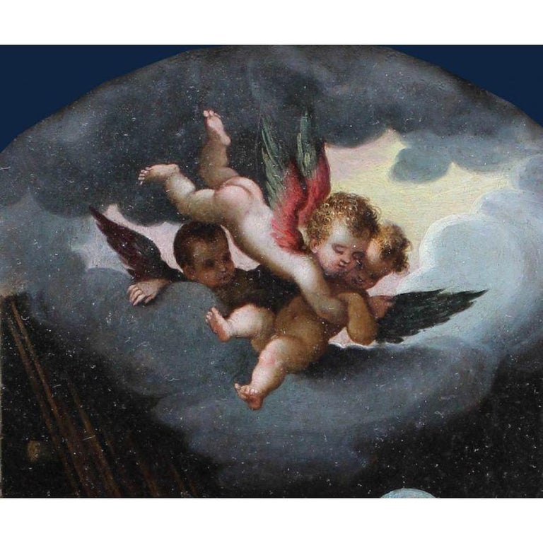 16th Century Adoration of the Shepherds Painting Oil on Copper by Carnevale For Sale at 1stDibs