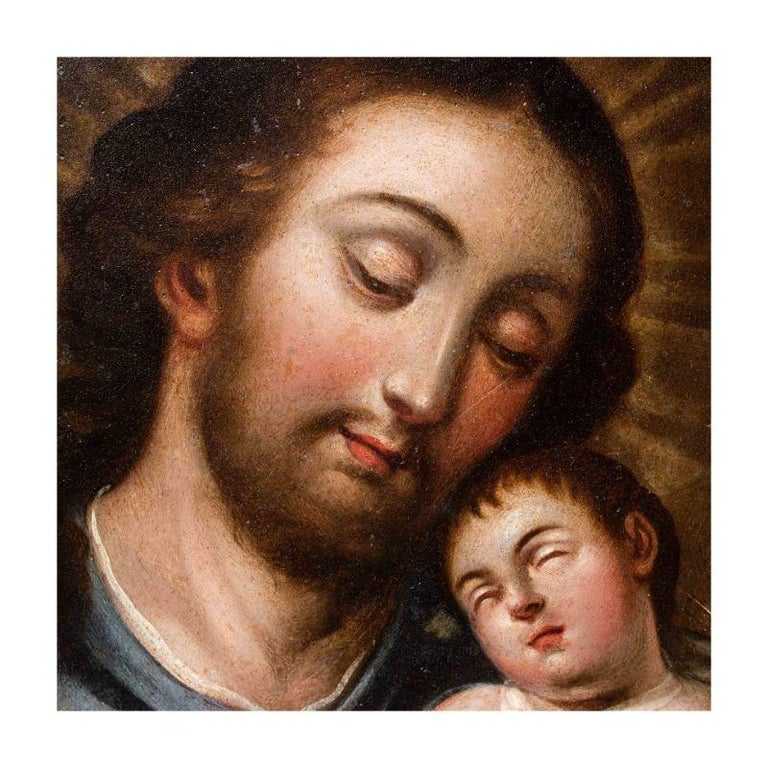 16th Century Adoration of The Shepherds Painting Oil on Copper For Sale at 1stDibs