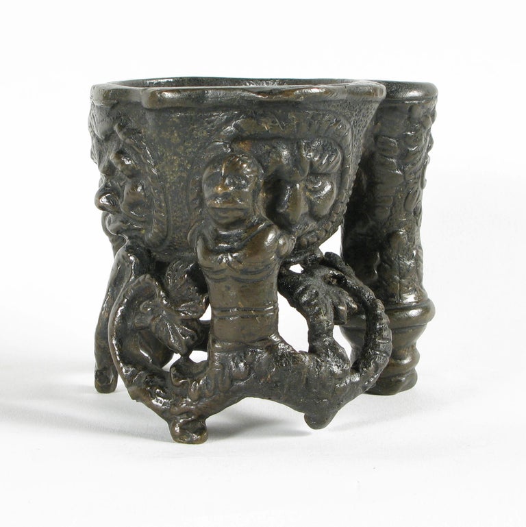 16th Century Bronze Inkwell For Sale at 1stDibs