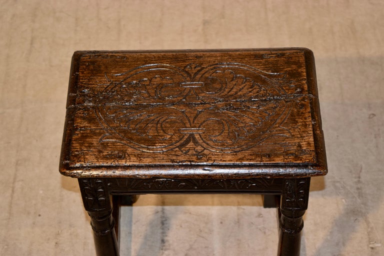 16th Century English Oak Joint Stool at 1stDibs