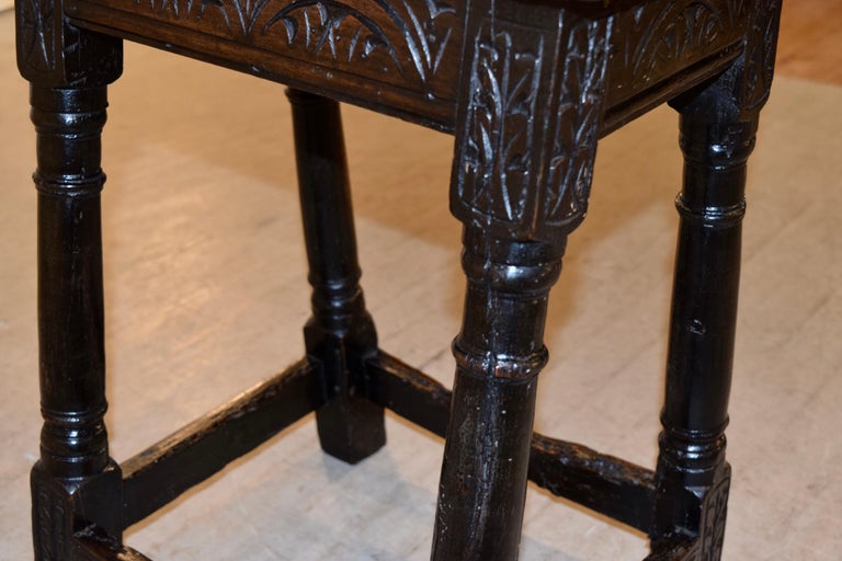16th Century English Oak Joint Stool at 1stDibs