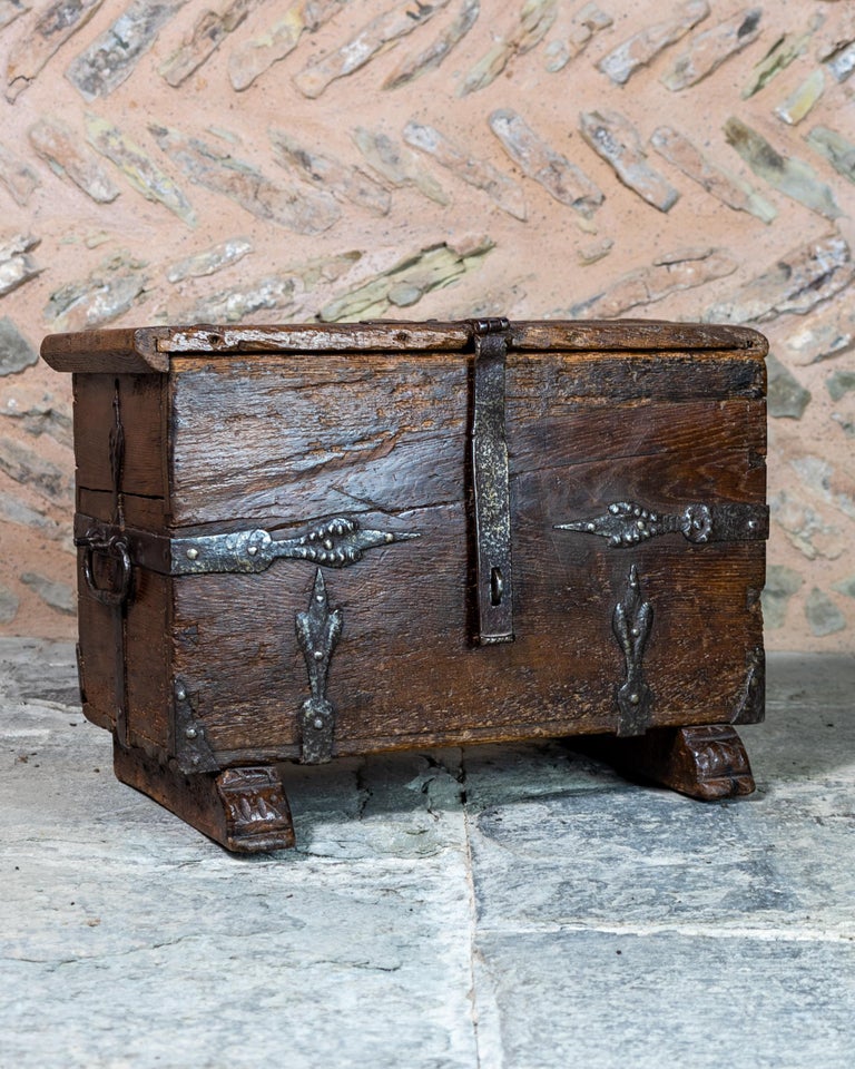 16th Century, Gothic Iron Bound Oak Chest, Flemish, circa 1500-1540 at ...