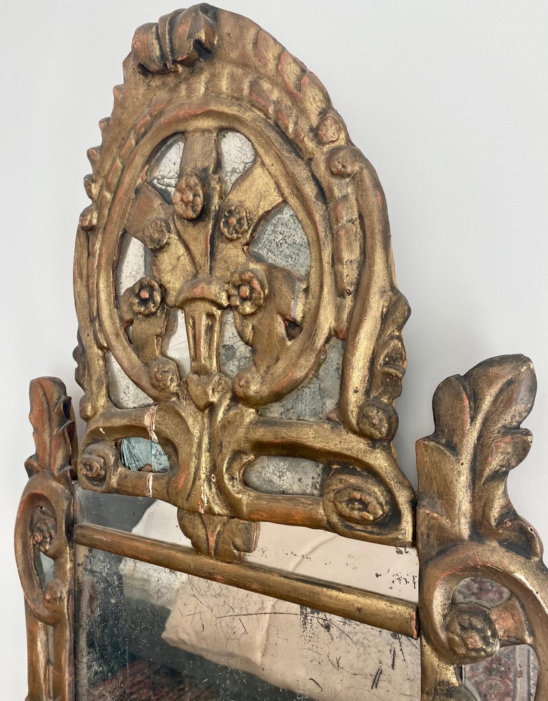 16th Century Italian Mirror with Original Glass and Gilding For Sale at ...