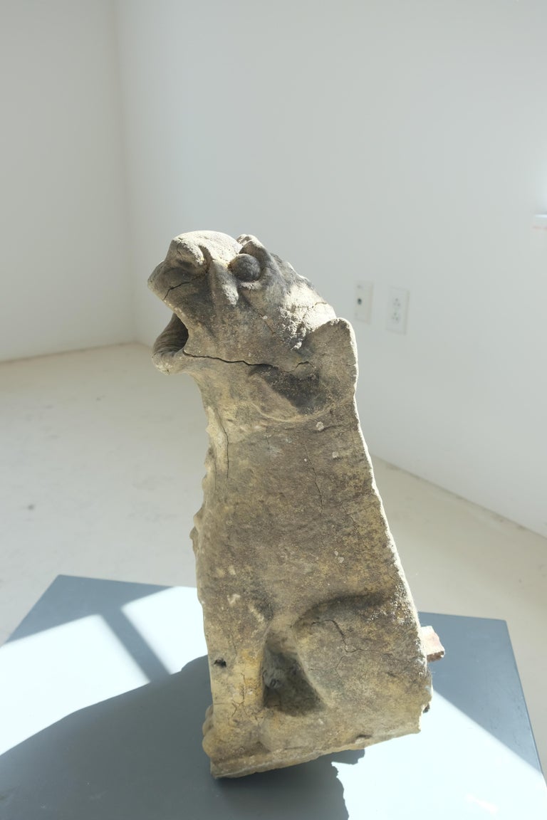 16th Century Late Gothic Limestone Gargoyle For Sale at 1stDibs
