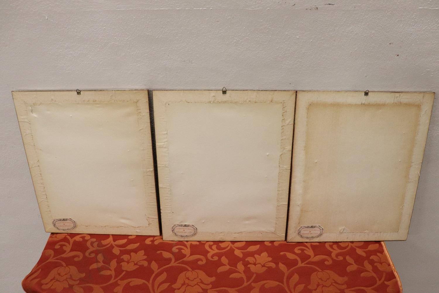 16th Century Rare Antique Engravings with Frame, Set of 6 at 1stDibs