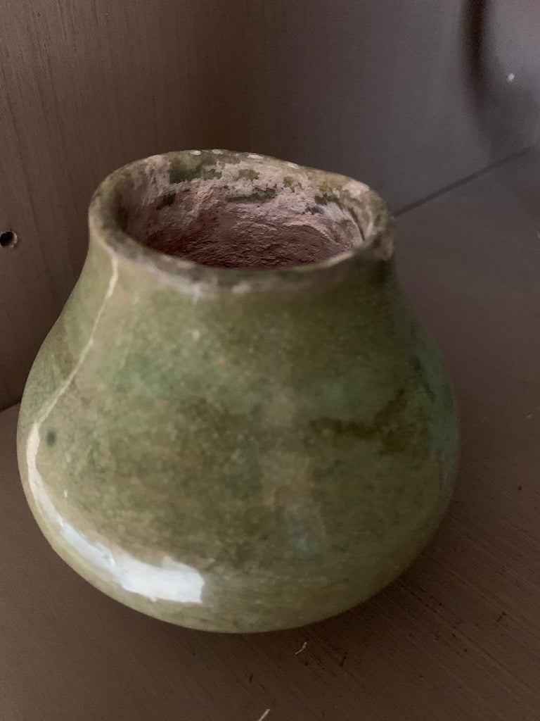 16th Century Sawankhalok Thai Celadon Pot at 1stDibs