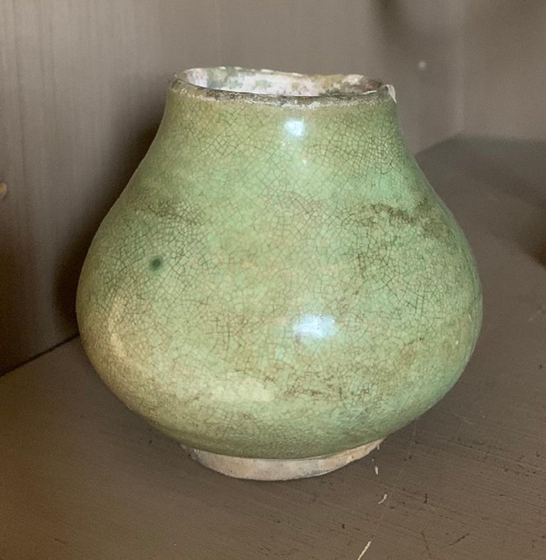 16th Century Sawankhalok Thai Celadon Pot at 1stDibs