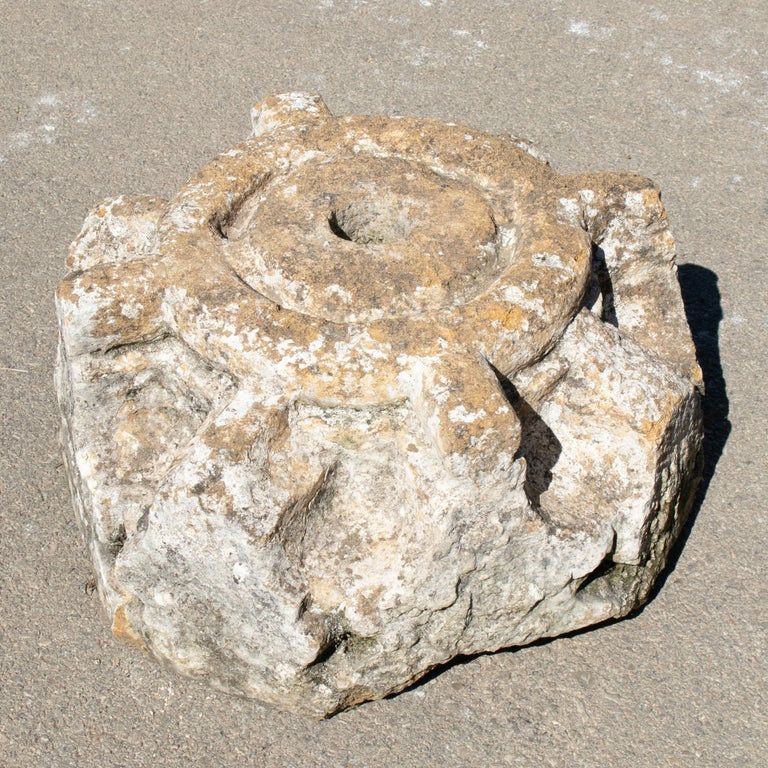 16th Century Spanish Keystone Wedged Where Arches Meet at the Apex of a ...