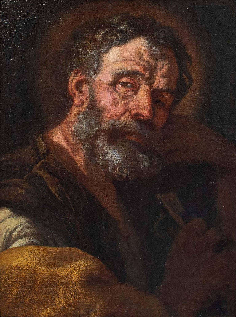 16th Century St. Peter Painting Oil on panel Circle of Domenico Fetti ...