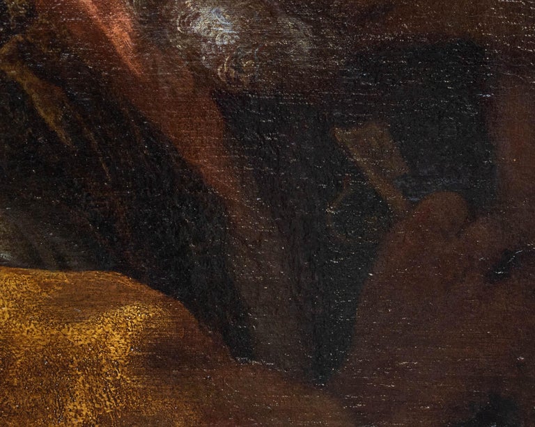 16th Century St. Peter Painting Oil on panel Circle of Domenico Fetti For Sale at 1stDibs