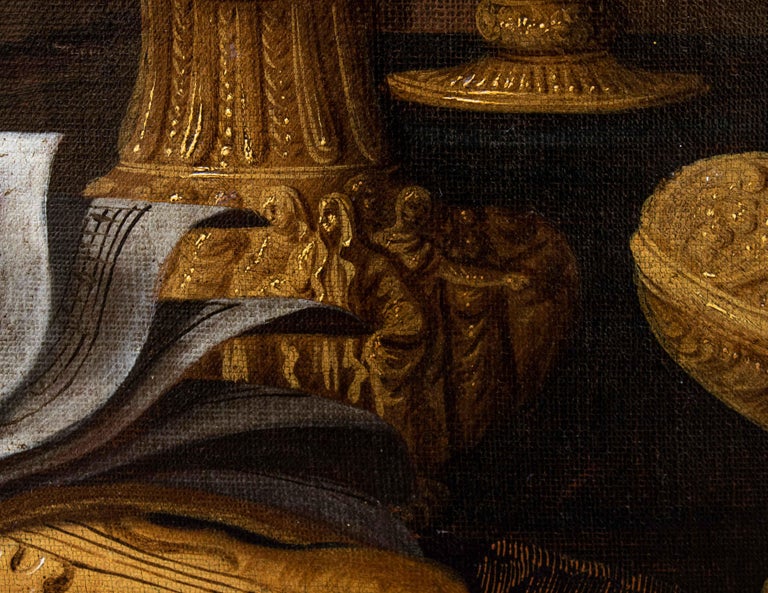 16th Century Still Life with Musical Instruments Painting by Antonio ...