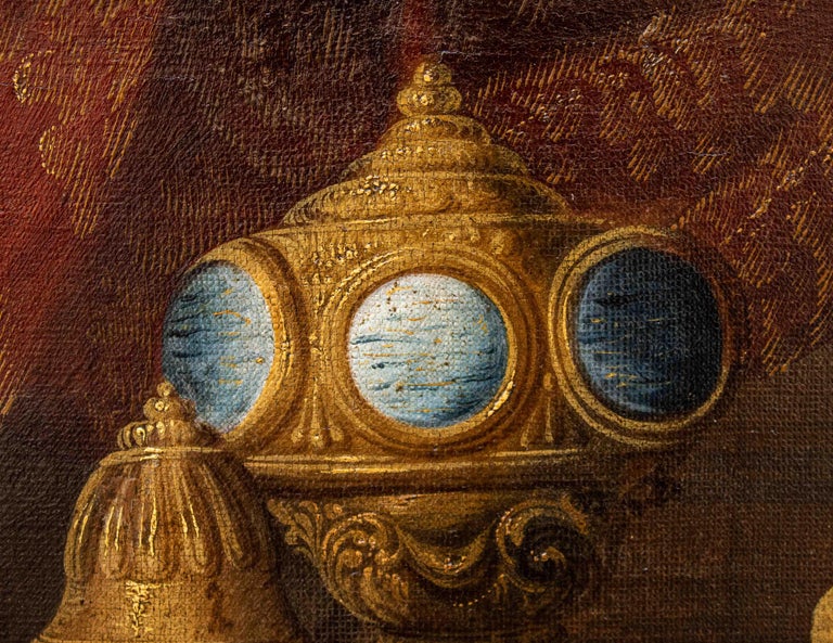 16th Century Still Life with Musical Instruments Painting by Antonio ...