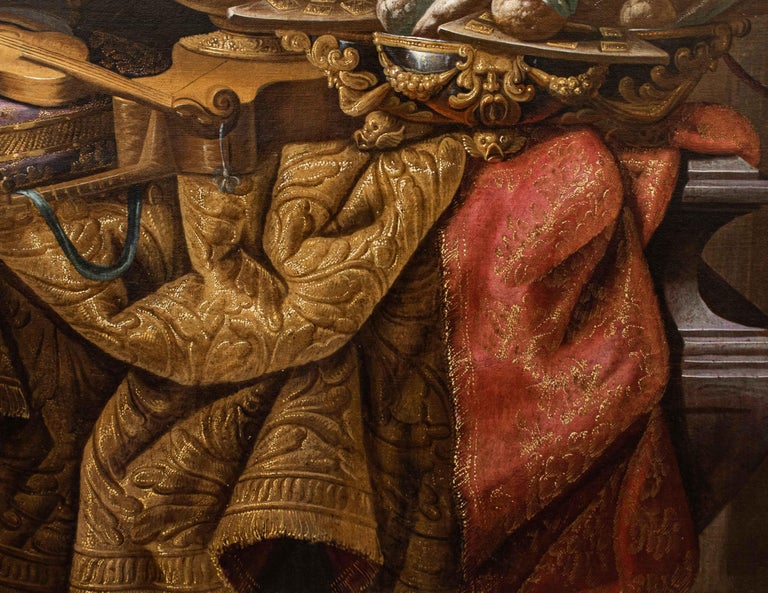 16th Century Still Life with Musical Instruments Painting by Antonio ...