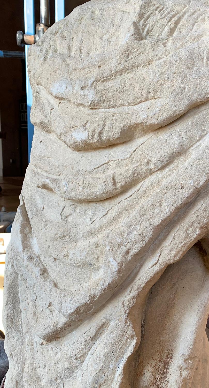 16th Century Stone classical Torso Sculpture For Sale at 1stDibs