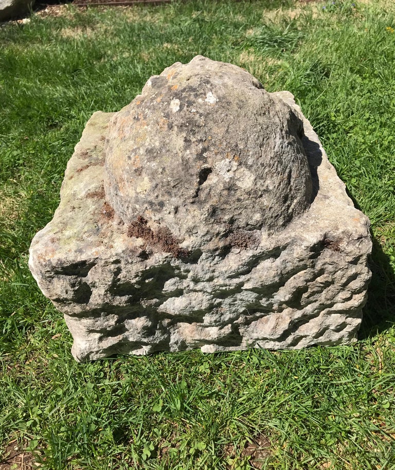 16th Century Weathered French Hand Carved Limestone Cherub Head For ...