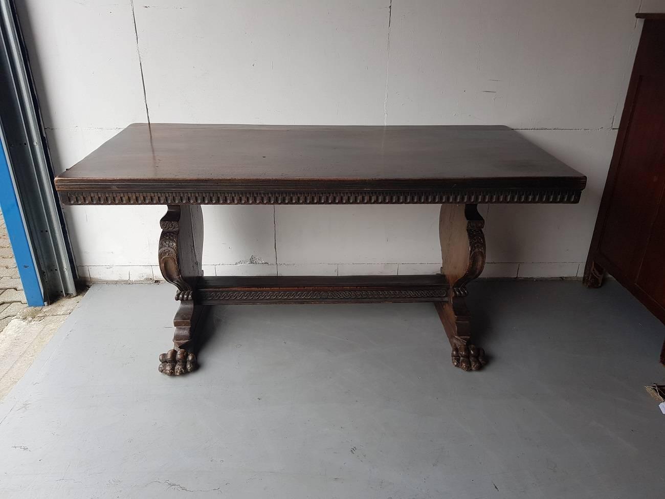 16th-17th Century Italian Walnut Renaissance Table at 1stDibs