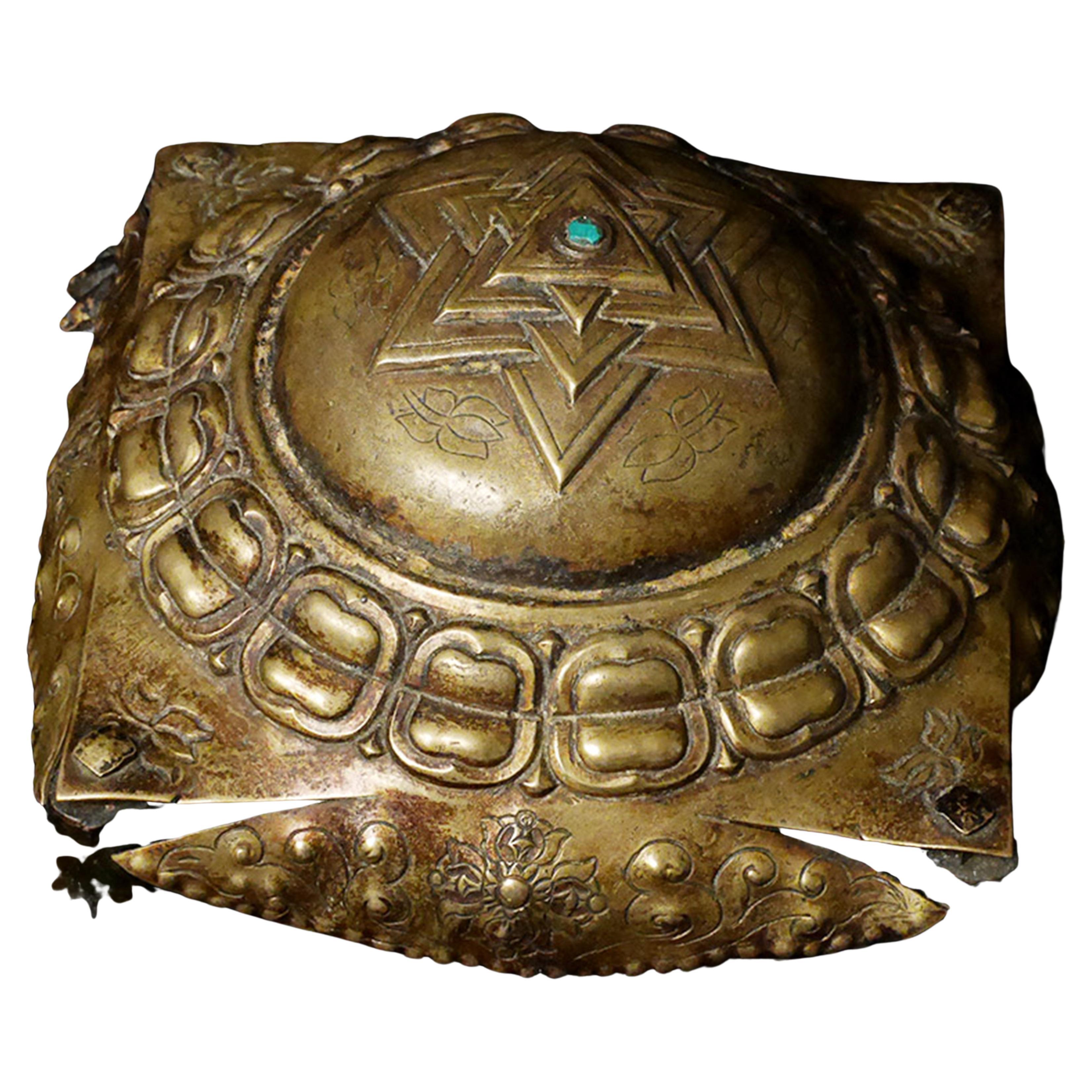 16thC Nepalese Copper Yantra with Solid Cast Turtle Feet. Museum Piece ...