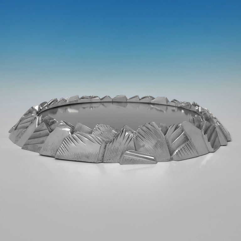 Victorian Antique Silver Plate Mirror Plateau, Made circa 1880 For Sale ...