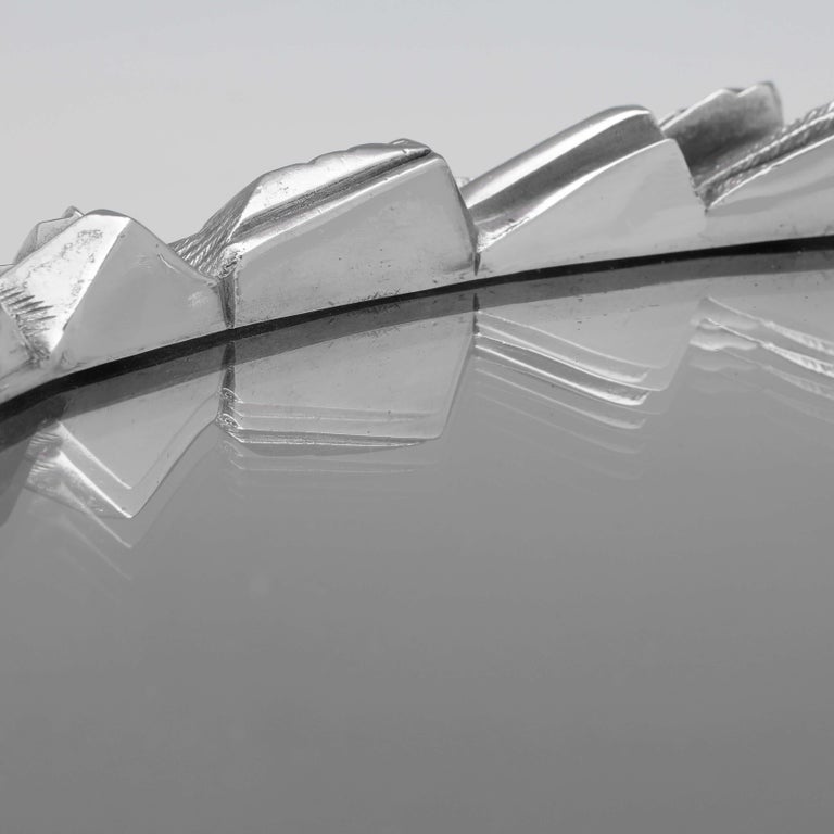 Victorian Antique Silver Plate Mirror Plateau, Made circa 1880 For Sale ...