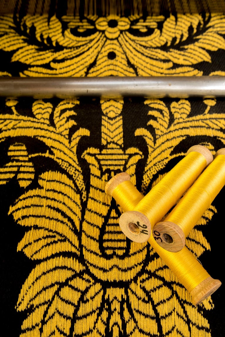 Fabric 1700 Hand Loom Brocade in the Historical Savoia Pattern ...