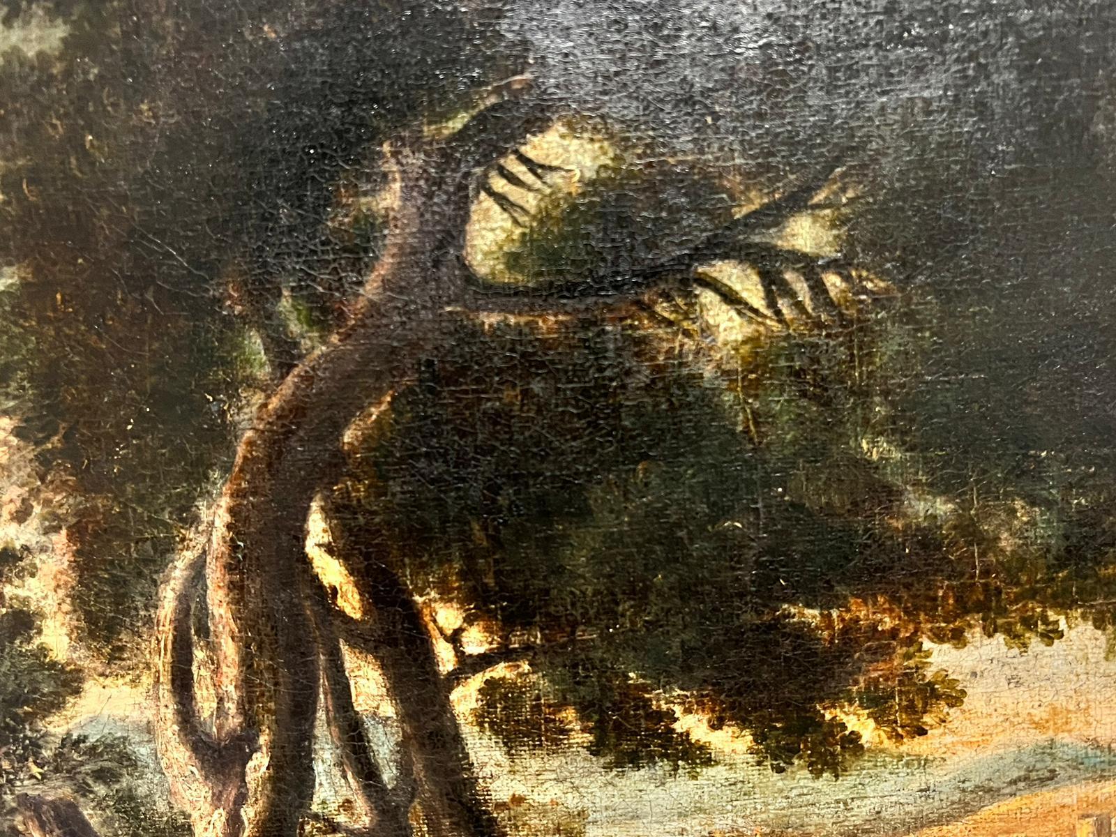 1700's Flemish Old Master - Large Antique Old Master Oil Painting ...