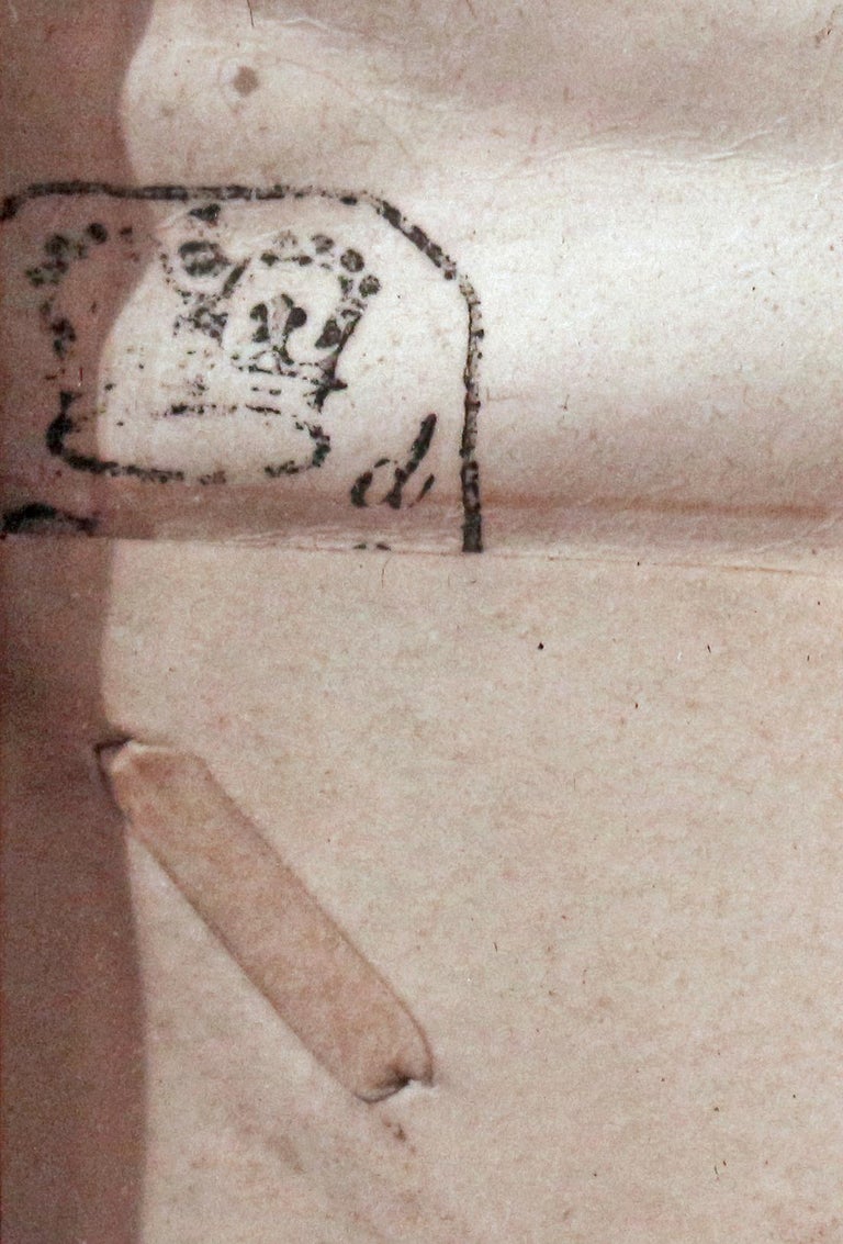 1785 Framed and Stamped Indenture For Sale at 1stDibs