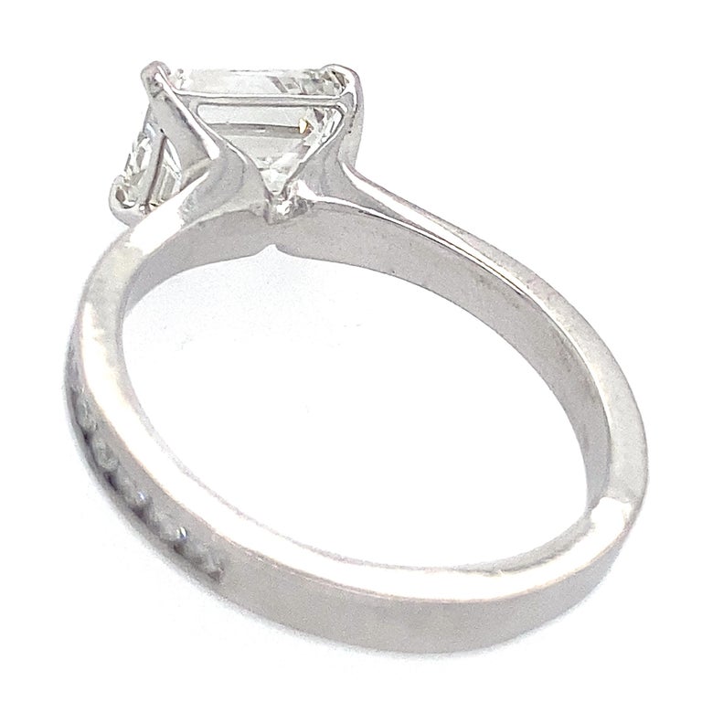 1.71 Carat GIA-Certified Radiant Diamond Engagement Ring in Platinum ...