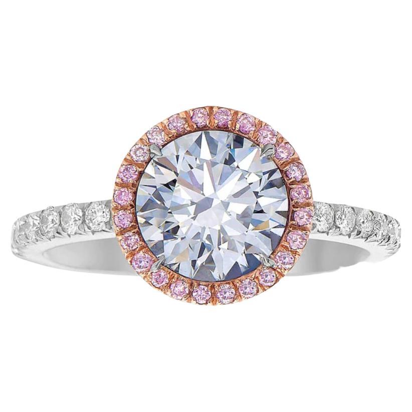 Round Faint Pink Diamond - 24 For Sale on 1stDibs