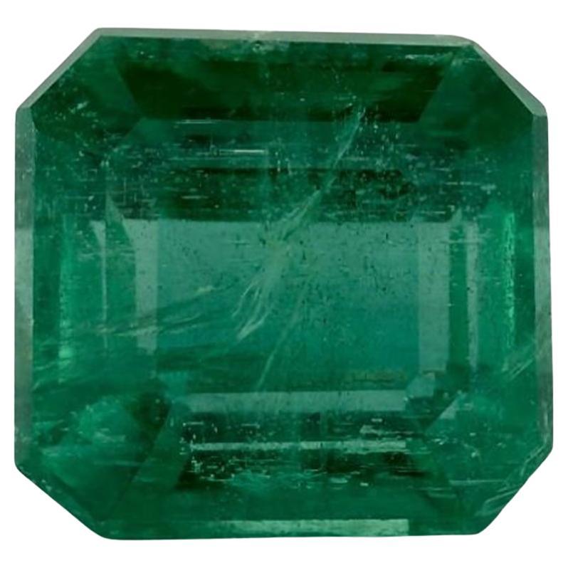 1.77ct Natural Emerald Octagon Loose Gemstone For Sale at 1stDibs
